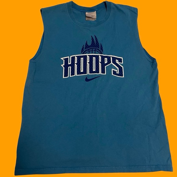 Nike | Shirts | Vintage Nike 20 Y2k Basketball Sports Nbahoops Tanktop ...